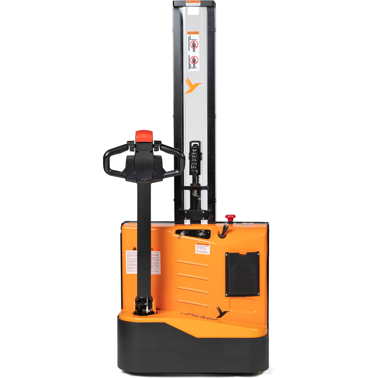 ePicker Electric Forkover Stacker, 2200lb Cap, 62" Lift Ht - ES10-62R ...